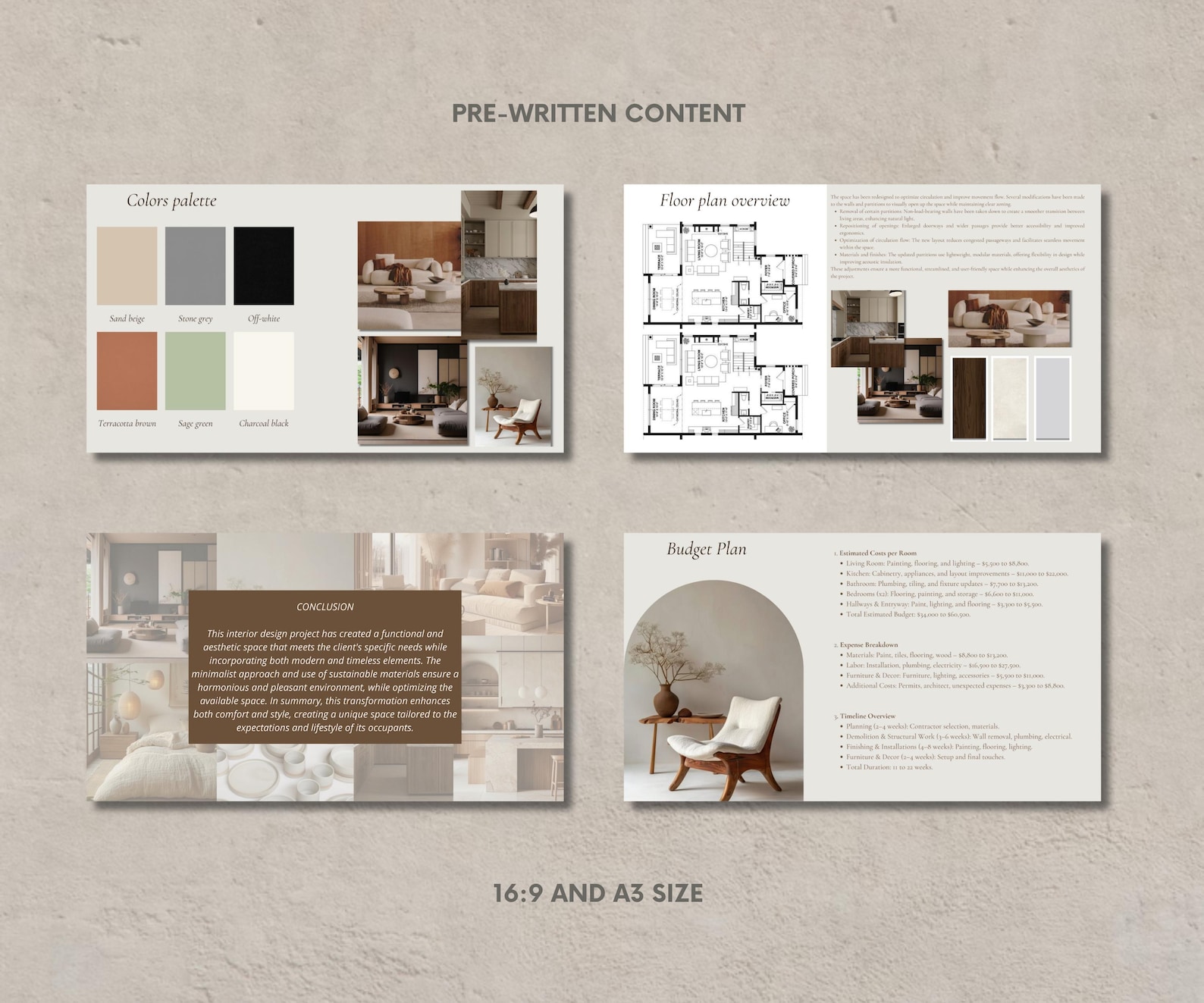 Interior Design Proposal Template | Interior Design Presentation ...