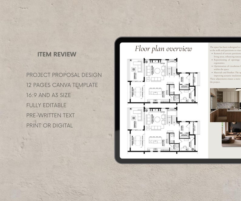 Interior Design Proposal Template | Interior Design Presentation ...