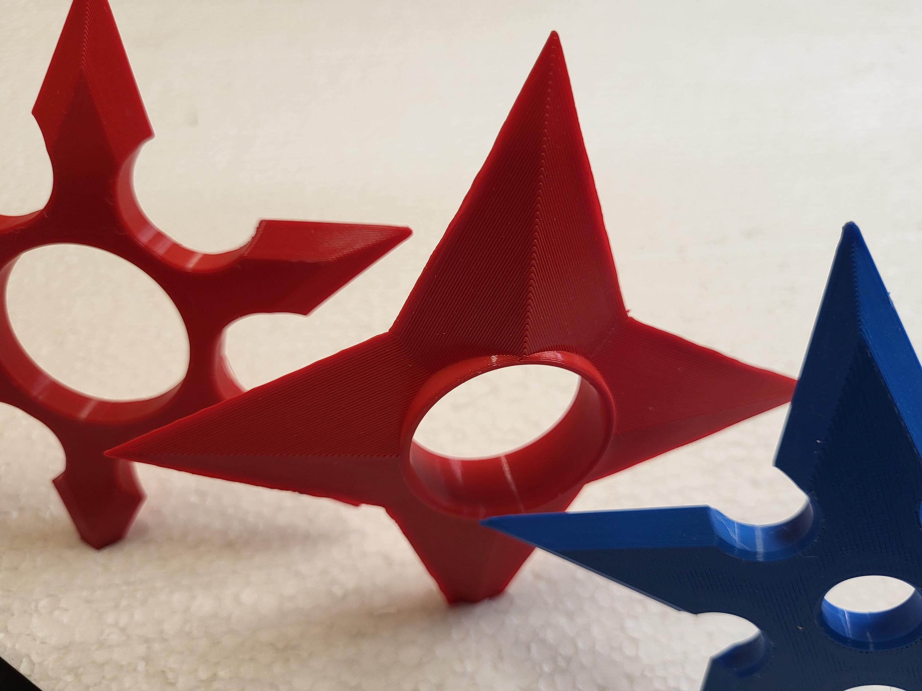 Shuriken Ninja Star 7 Different Stars Pack 3D STL Files - Etsy