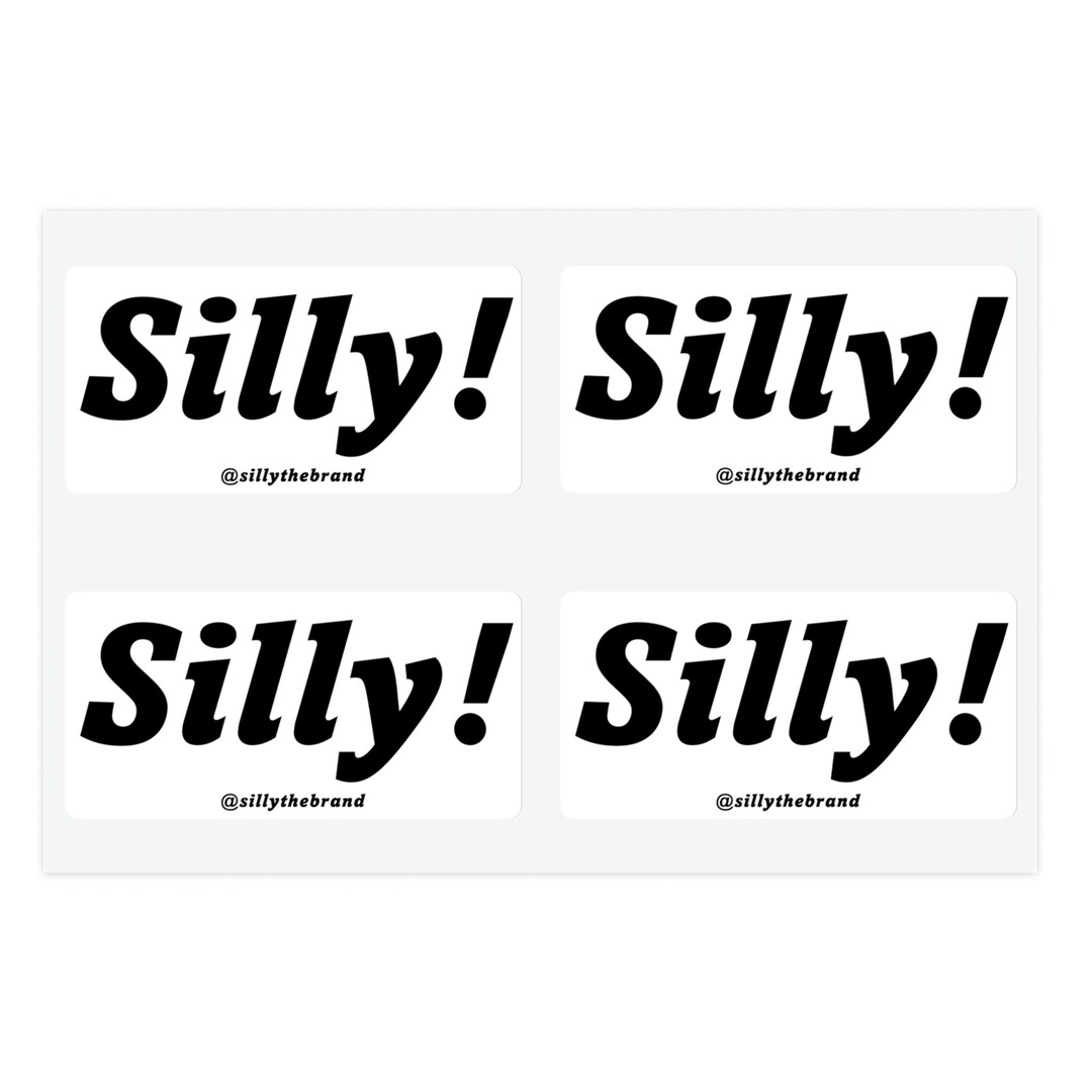 Silly! - Sticker Sheets - Etsy