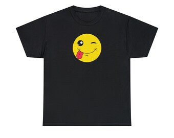 Smiling Face With Smiling Eyes Emoji T-shirt U1F60A - Etsy