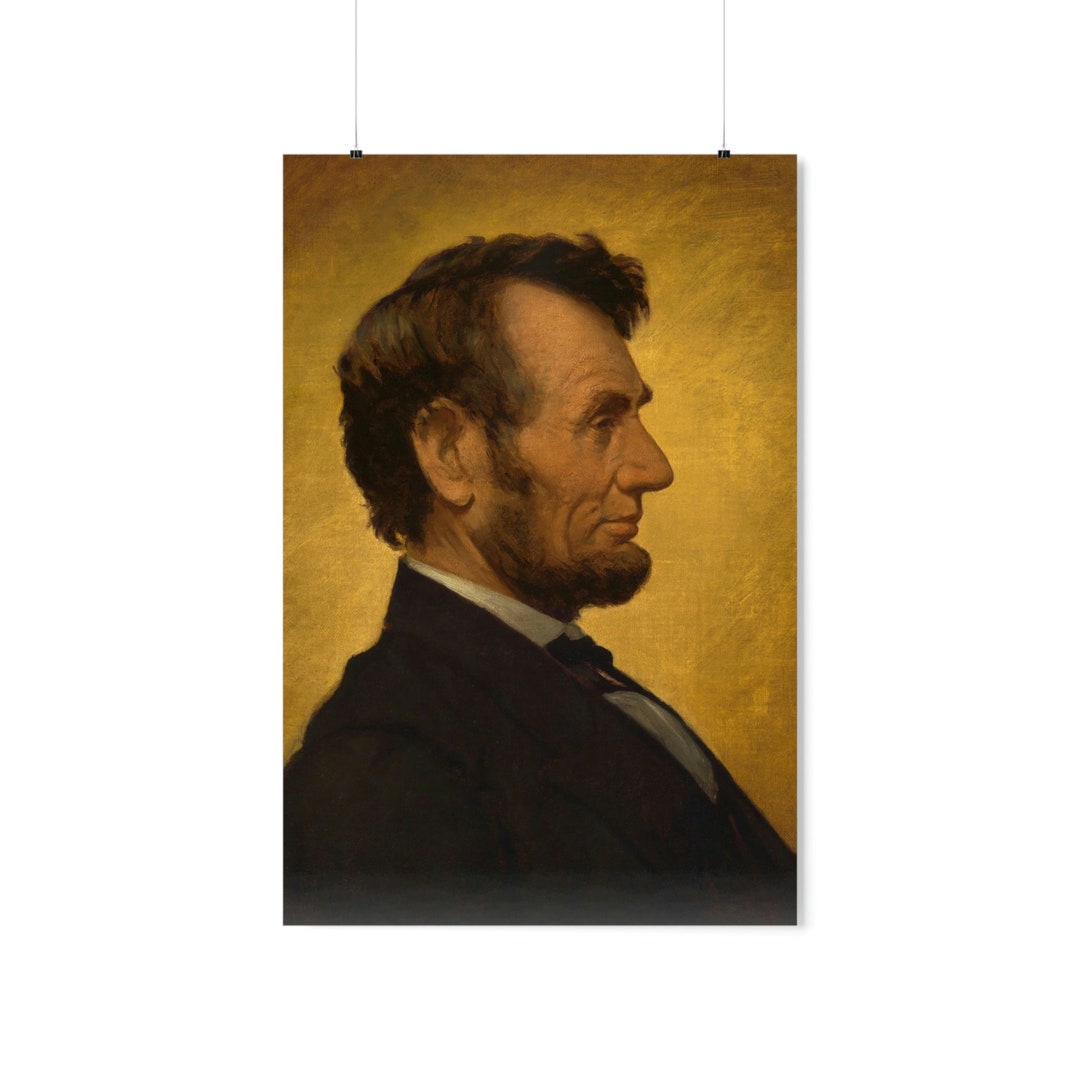 Abraham Lincoln Poster: Famous Portait by William Willard C.1864 (24 ...