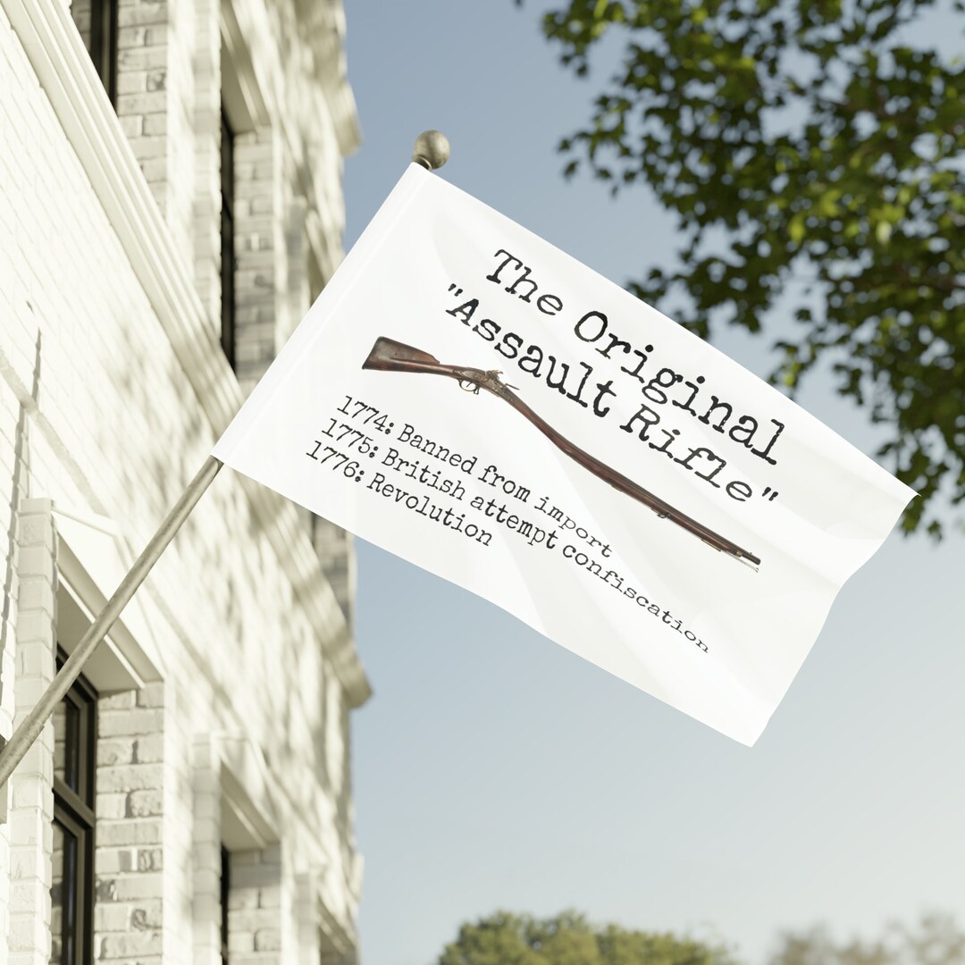 The Original Assault Rifle Flag American Revolution FJB FTATF ATF 2A ...