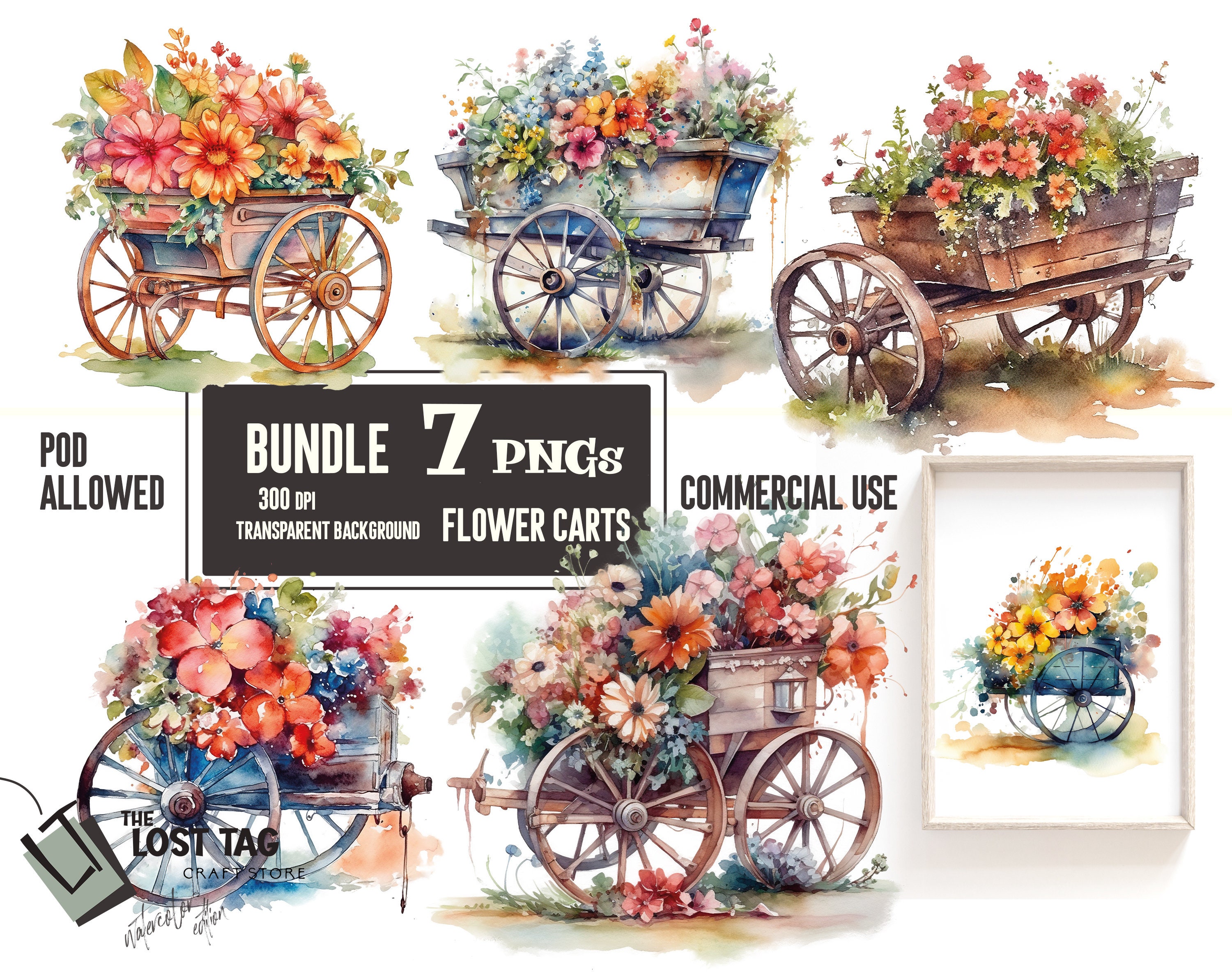 Contrived Clipart Flower