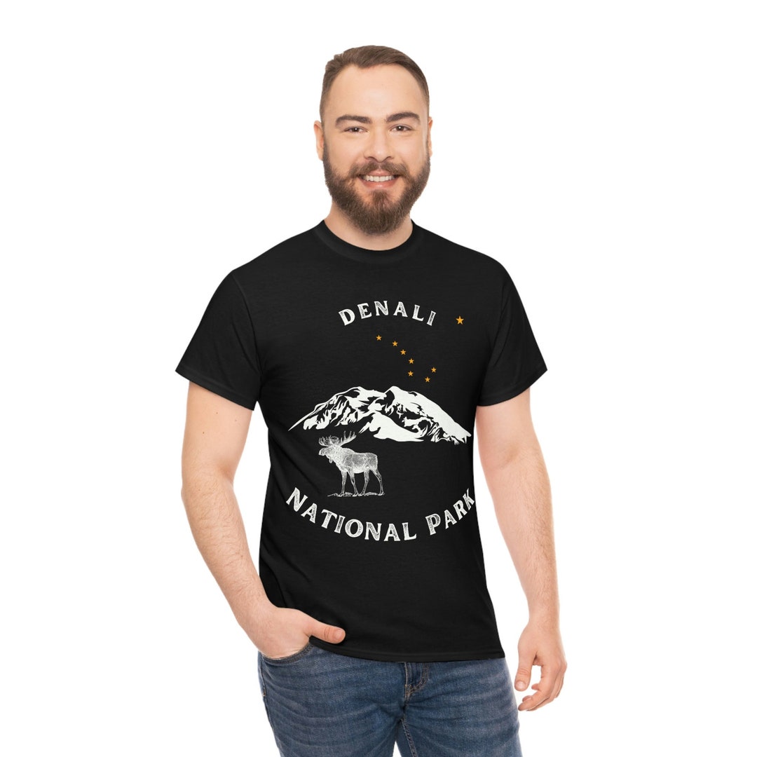 Denali - Alaska Shirt,national Park Shirts, Mens Tshirt, Adventure T ...