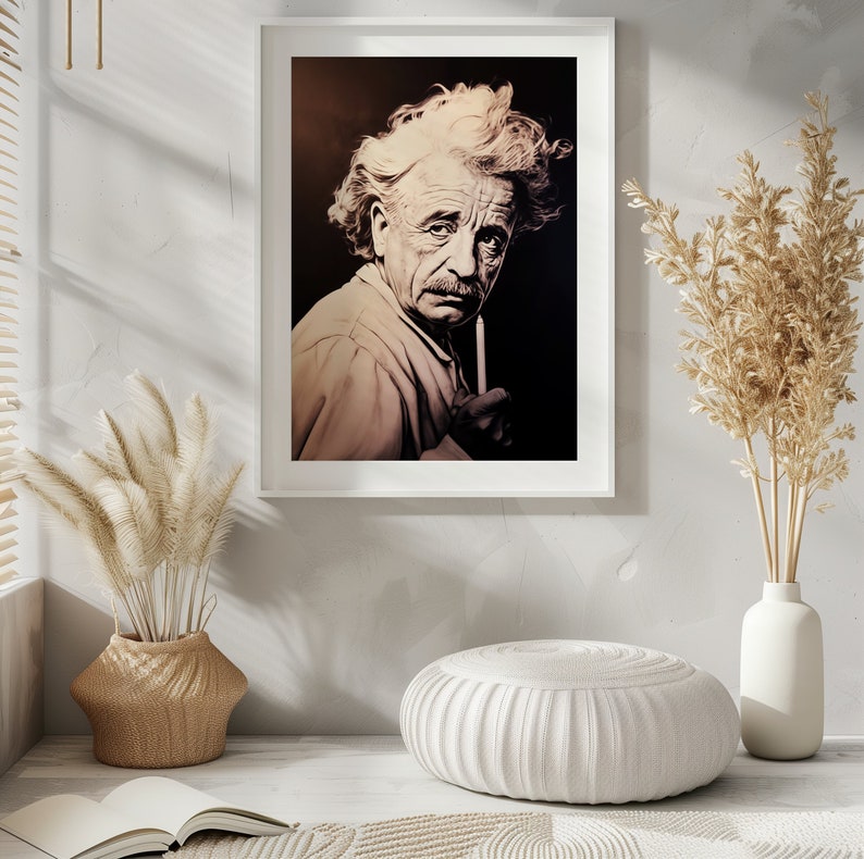 Albert Einstein Emc2 Visionary Innovative Determined Portrait Resilient ...