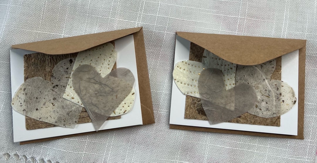 Love Notes for Him, Mini Notes, Handmade set of 2 Scrapbook Paper, Wood ...