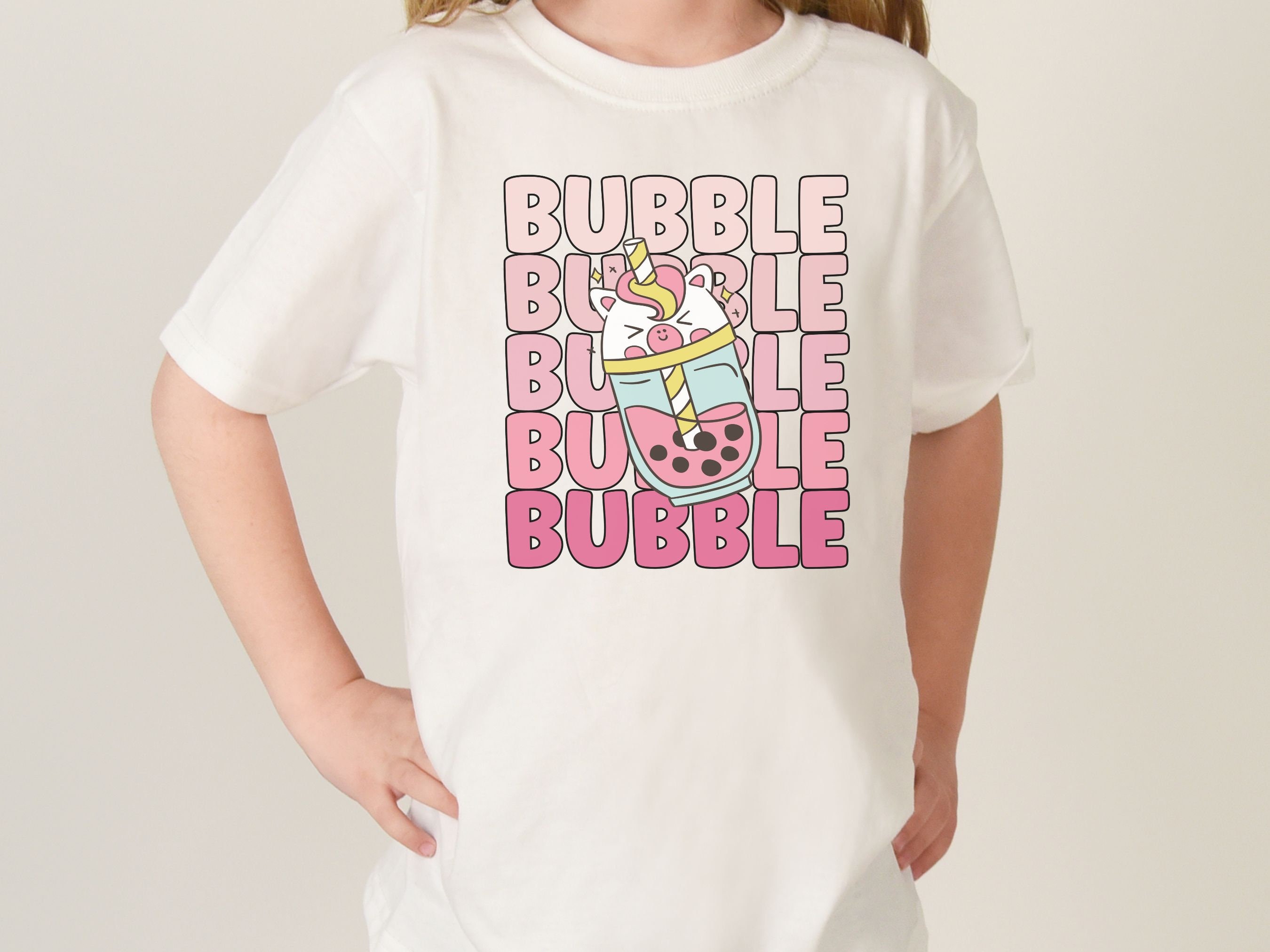 Pink Boba Tea Sublimation PNG, Bubble Tea Bundle Sublimation File, Boba ...