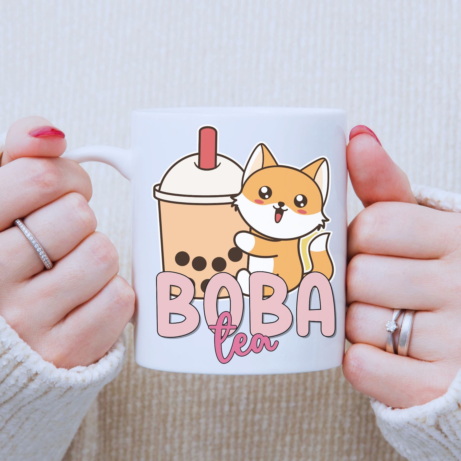 Pink Boba Tea Sublimation PNG, Bubble Tea Bundle Sublimation File, Boba ...