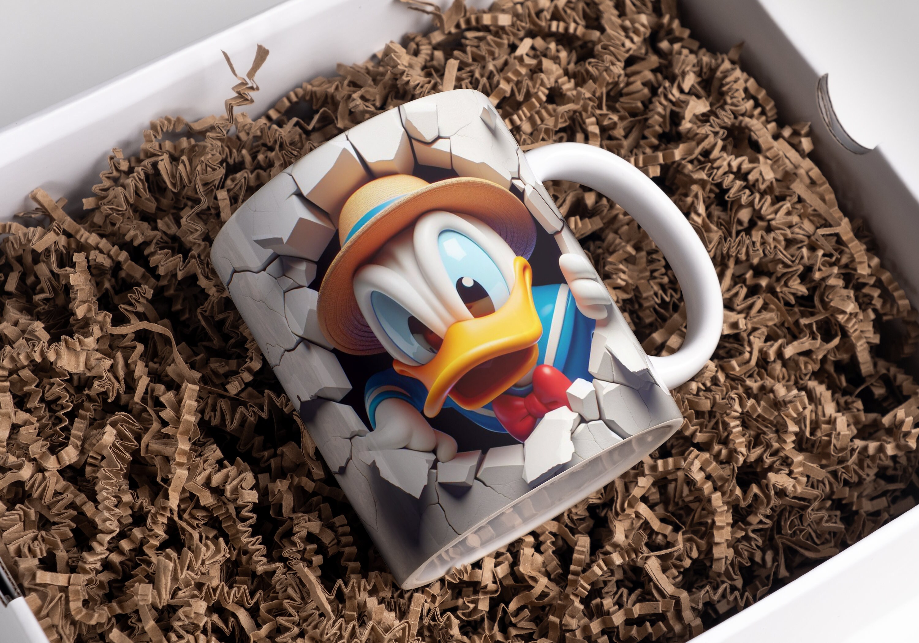 3D Cartoon Mug Wrap: Boys Classic Characters, 11oz & 15oz (digital ...