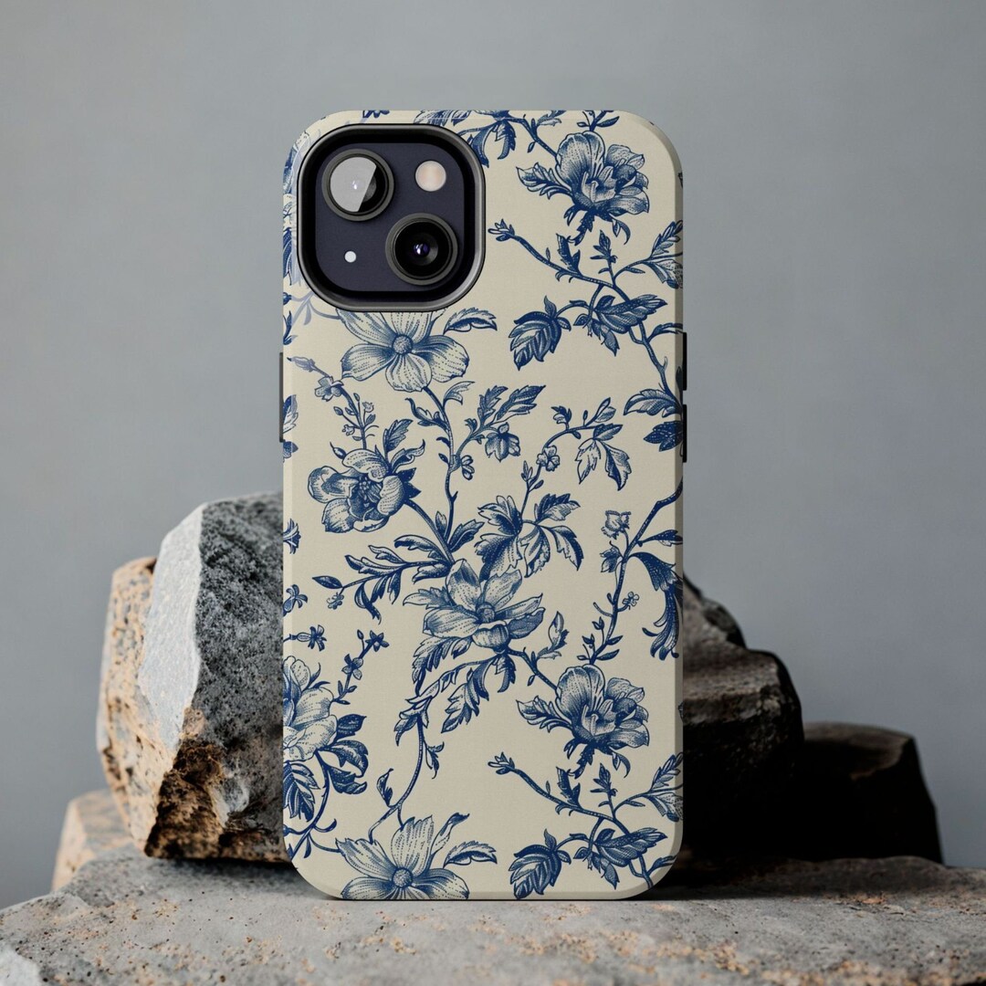 Luxury Toile De Juoy Floral Phone Cases, Vintage French Art iPhone ...