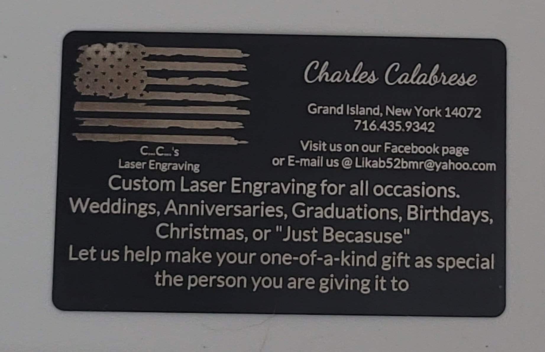 Custom Metal Business Cards - Etsy