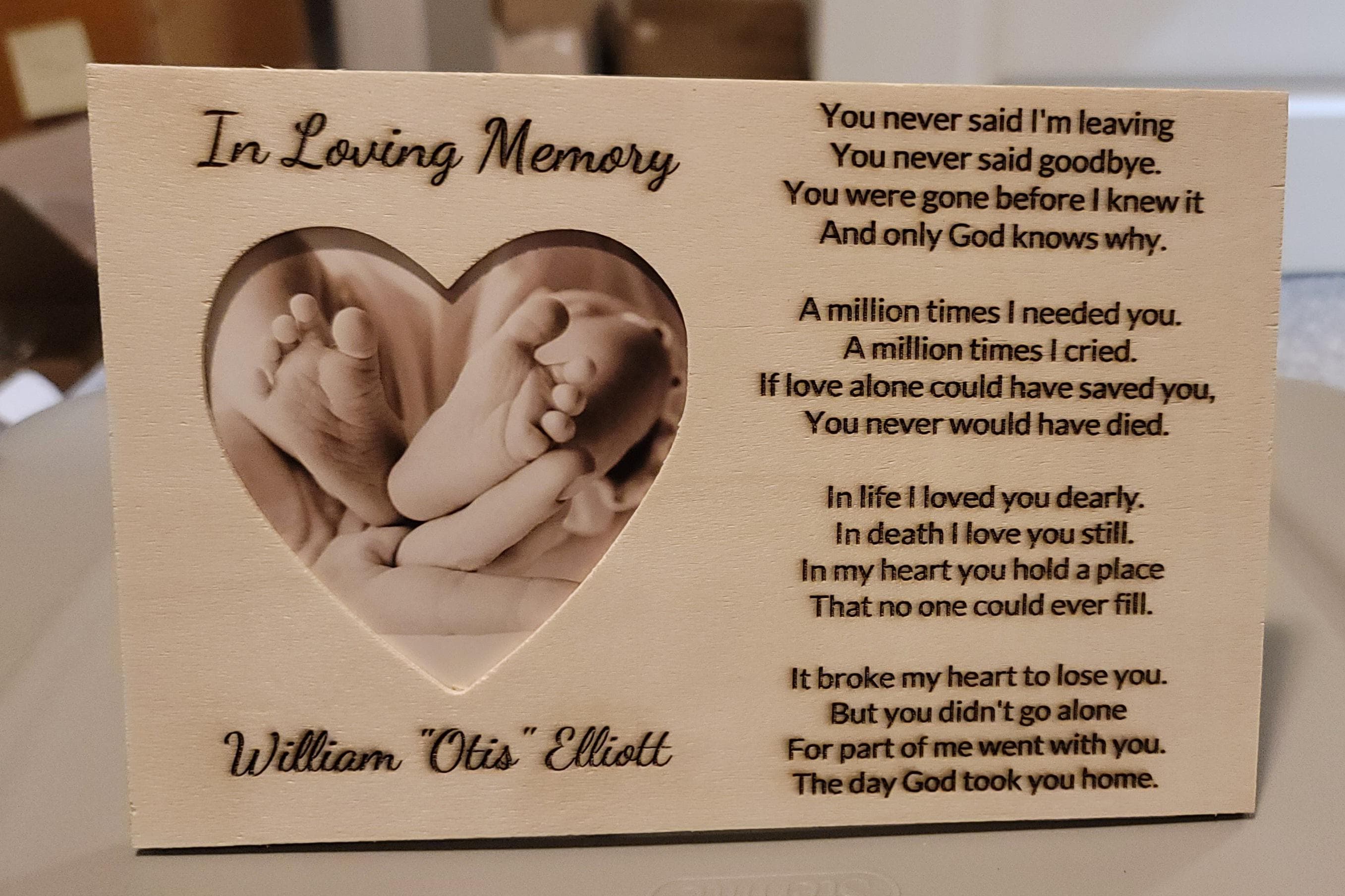 In Loving Memory Photo Frame - Etsy