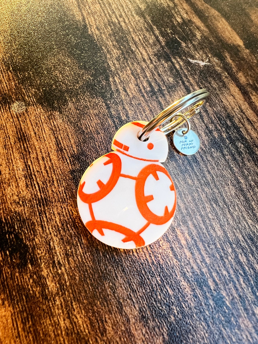 Personalized Star Wars BB8 Pet ID Tag | Custom Handmade Pet Charm ...