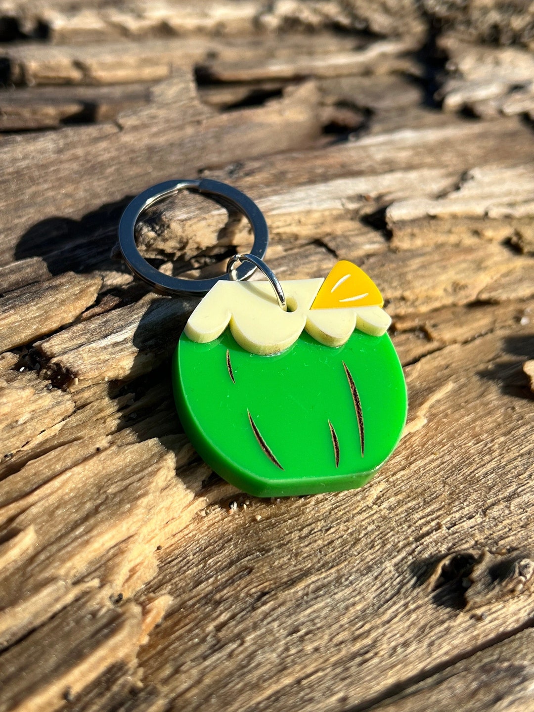 Personalized Coconut Pet ID Tag Custom Handmade Pet Charm Coco Pipa ...