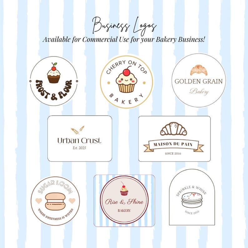 Editable Bakery Business Canva Template | Invoice Template, QR Code ...