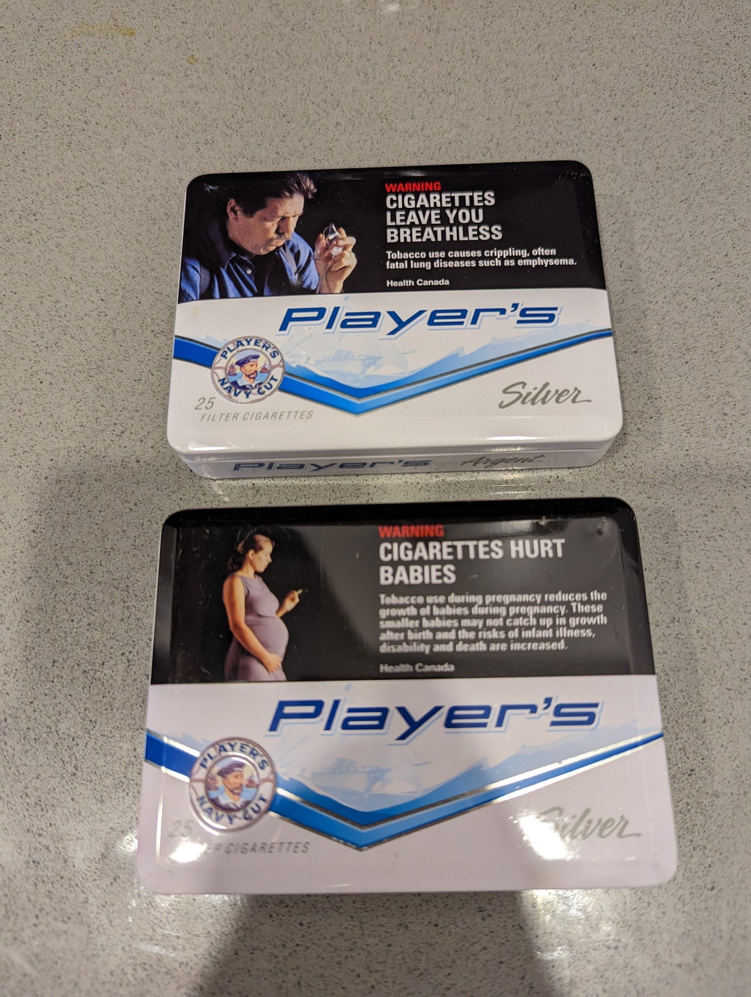 Players Light Cigarette, Tin, Container, Box, Vintage, Collectible ...