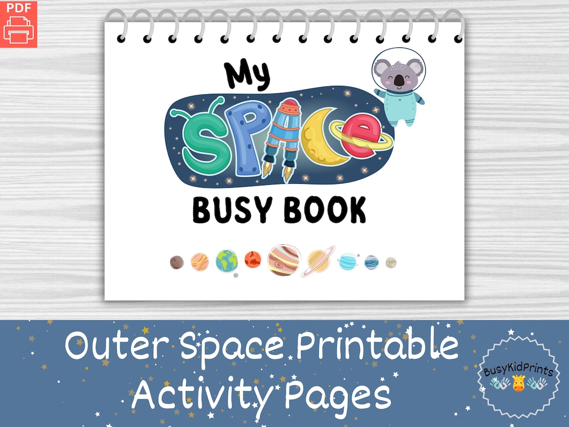 Outer Space Busy Book for Pre-k & Kindergarten: Ignite Curiosity With ...