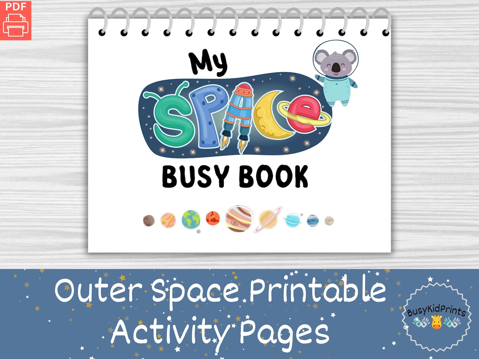 Outer Space Busy Book for Pre-k & Kindergarten: Ignite Curiosity With ...