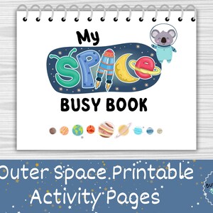 Outer Space Busy Book for Pre-k & Kindergarten: Ignite Curiosity With ...