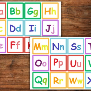 Deliciously Fun ABC Flashcards for Kids: Printable Food Themed Alphabet ...