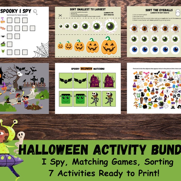 Halloween Activities - Etsy
