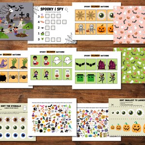Spooktacular Fun for Your Little Ones Printable Halloween Games and ...