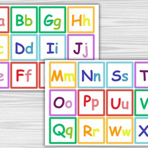 Food Alphabet Flash Cards: Montessori Homeschool Printable (digital ...