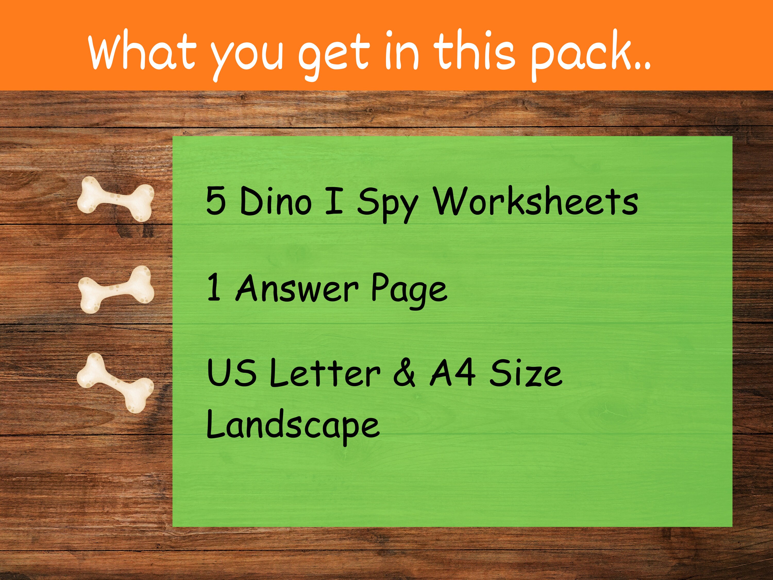 Dinosaur I Spy Activity Pages With Answers, Dinosaurs Printable ...