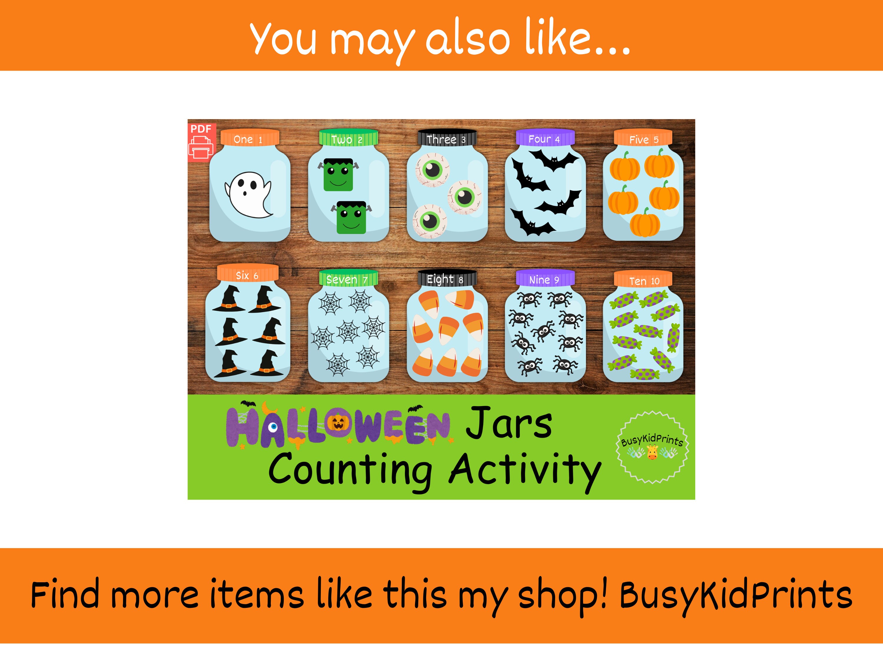 Printable Halloween Matching Game for Kids, Toddler Activities ...