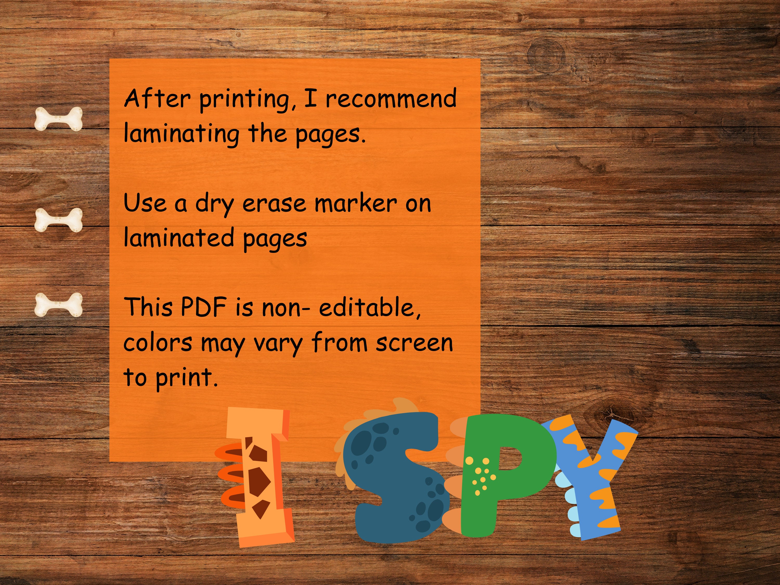 Dinosaur I Spy Activity Pages With Answers, Dinosaurs Printable ...