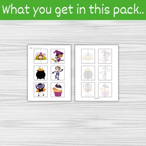 30 Printable Halloween Puzzles for Kids, Printable Toddler Activities ...