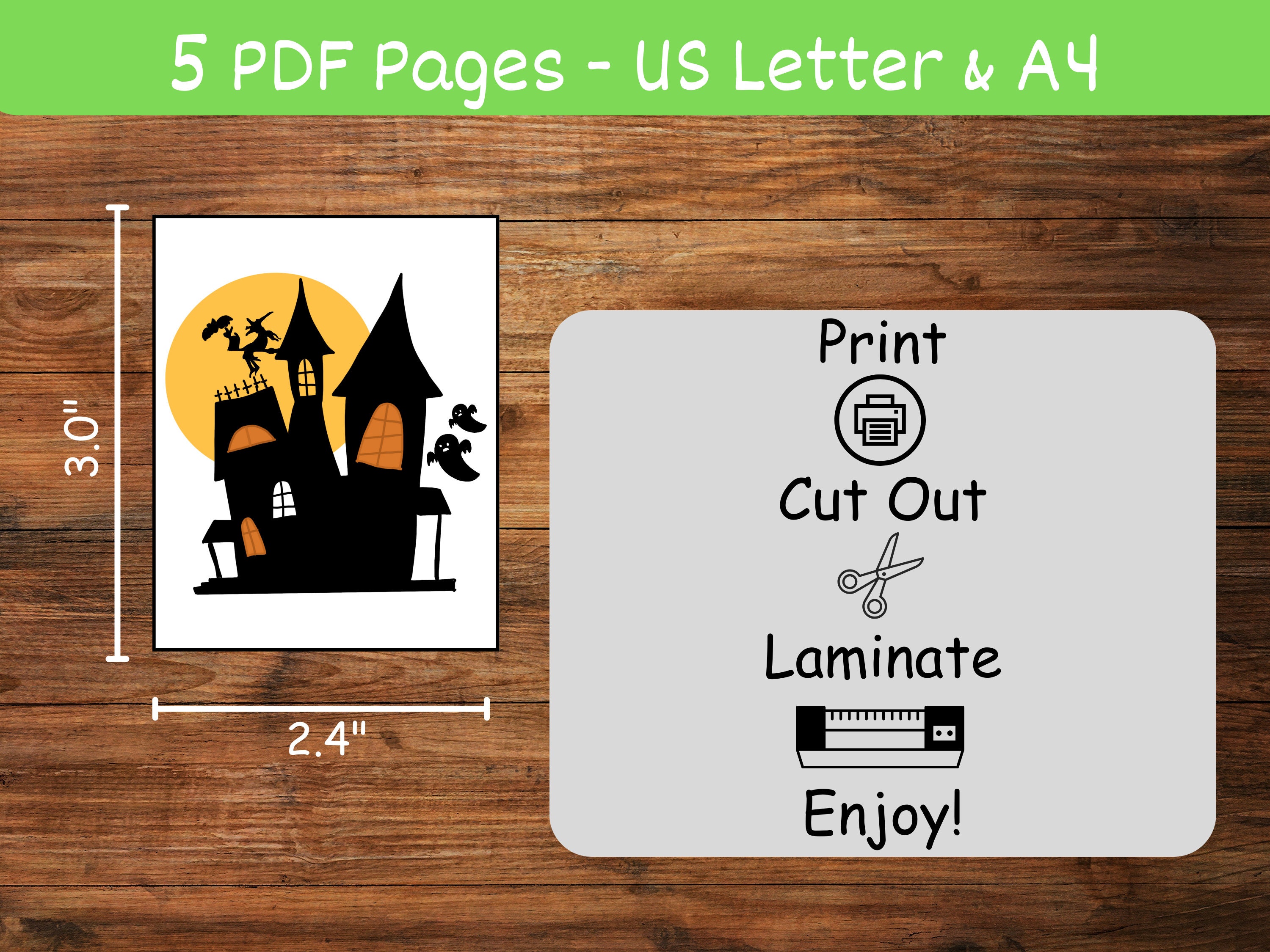 Printable Halloween Matching Game for Kids, Toddler Activities ...