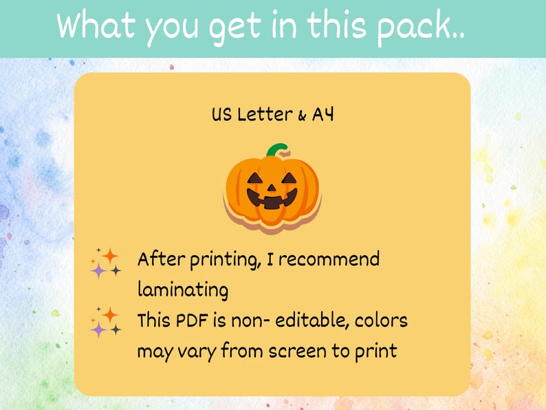 Matching Costumes Halloween Activity for Kids, Fall Activities for ...