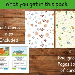 Dino-mite Learning Flashcards, Printable Fun Educational Game for Kids ...