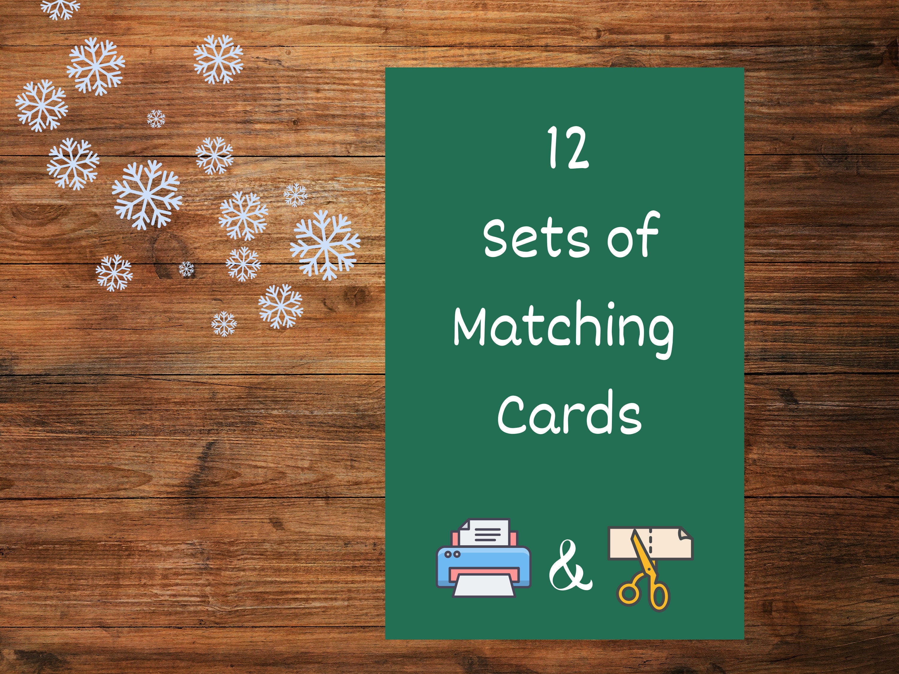 Christmas Game for Toddler Printable Shadow Matching Game, Preschool ...