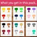 Color Flashcards for Kids: 24 Digital Learning Cards, Homeschool ...