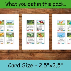 Dino-mite Learning Flashcards, Printable Fun Educational Game for Kids ...