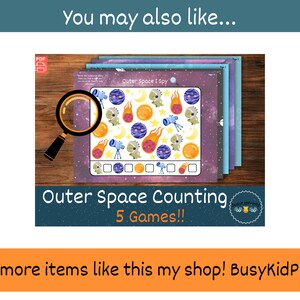 Outer Space Busy Book for Pre-k & Kindergarten: Ignite Curiosity With ...