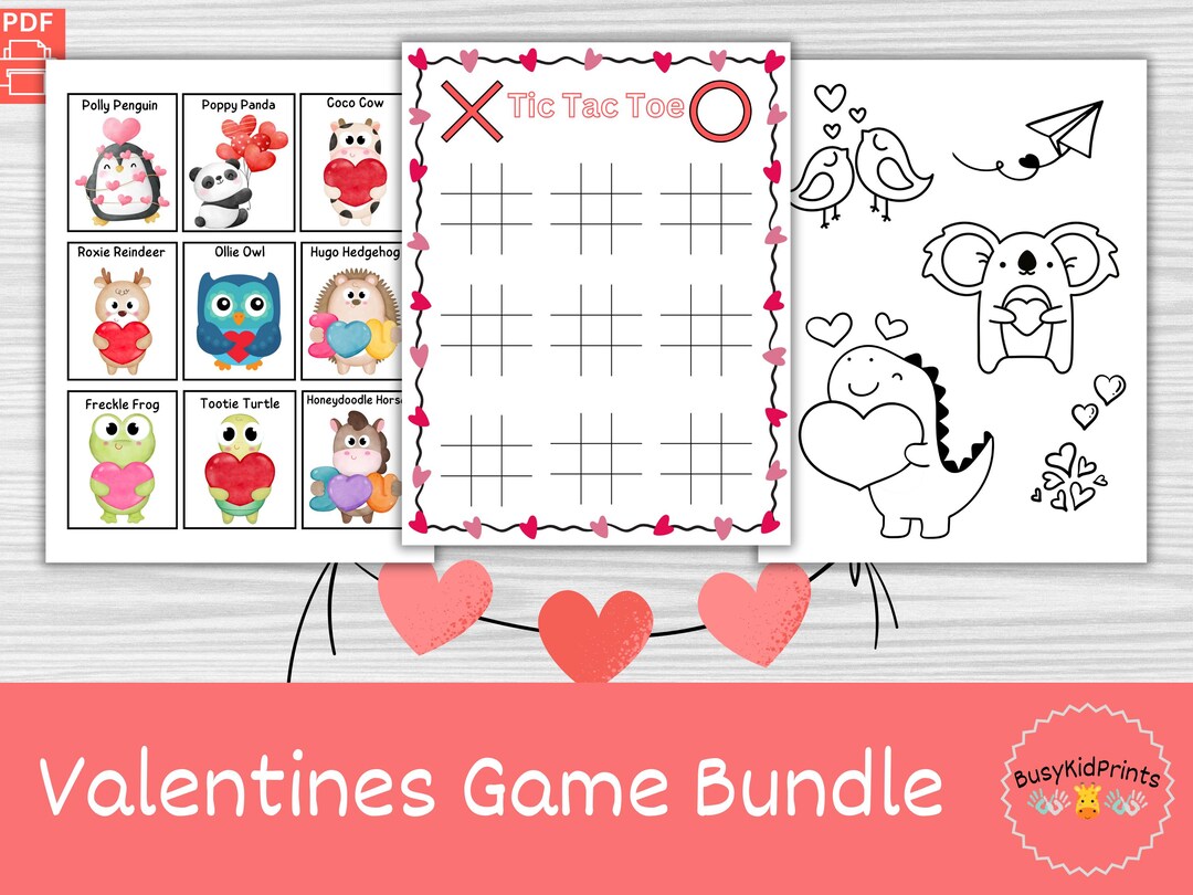 Fun Printable Valentines Activities for Kids Interactive Toddlers ...