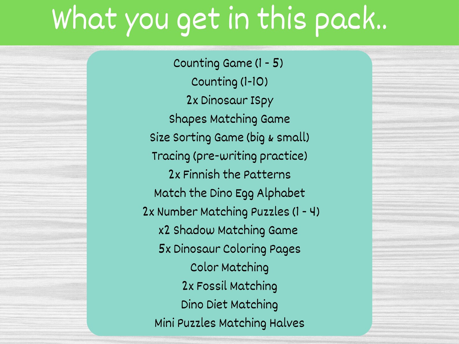 Dinosaur Activities Busy Book for Kids, Counting, Cut and Paste, Shapes ...