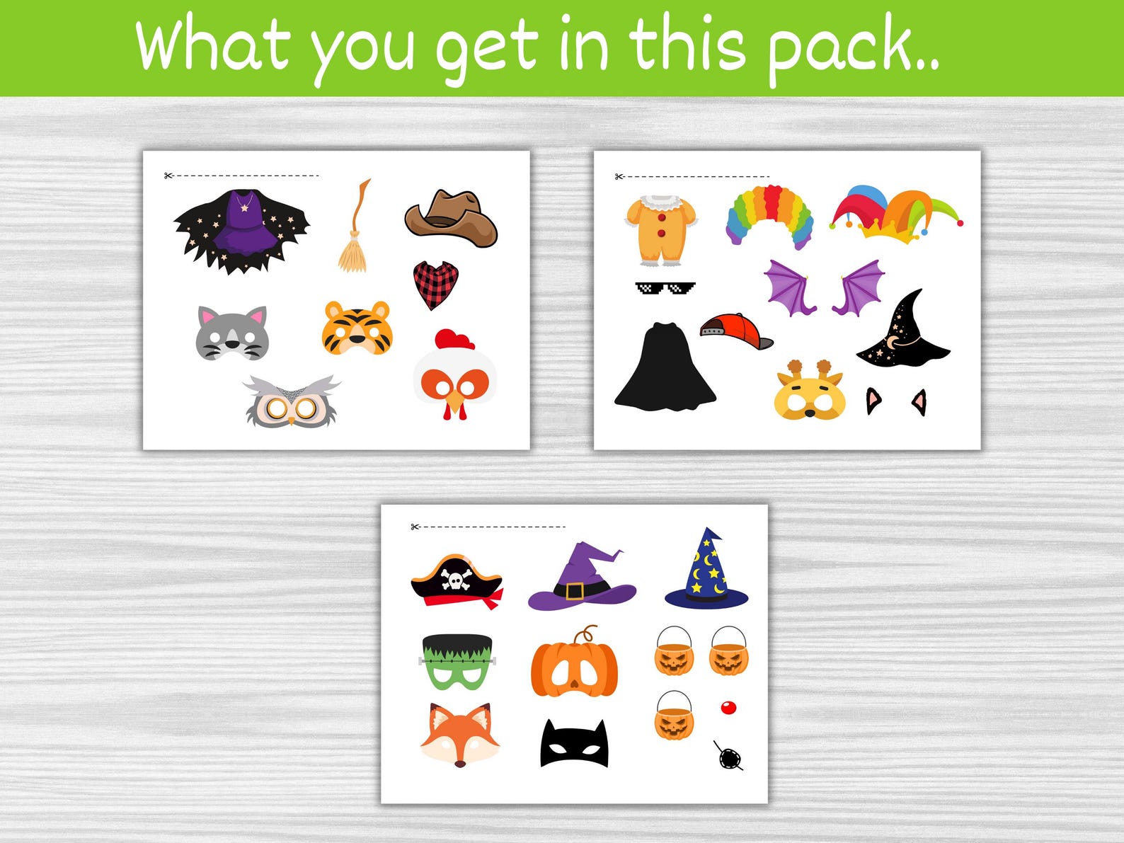 Matching Costumes Halloween Activity for Kids, Fall Activities for ...