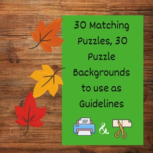 30 Printable Halloween Puzzles for Kids, Printable Toddler Activities ...