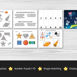 Outer Space Busy Book for Pre-k & Kindergarten: Ignite Curiosity With ...