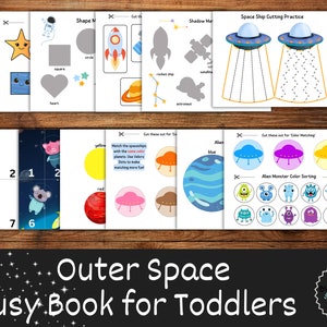 Outer Space Busy Book for Pre-k & Kindergarten: Ignite Curiosity With ...