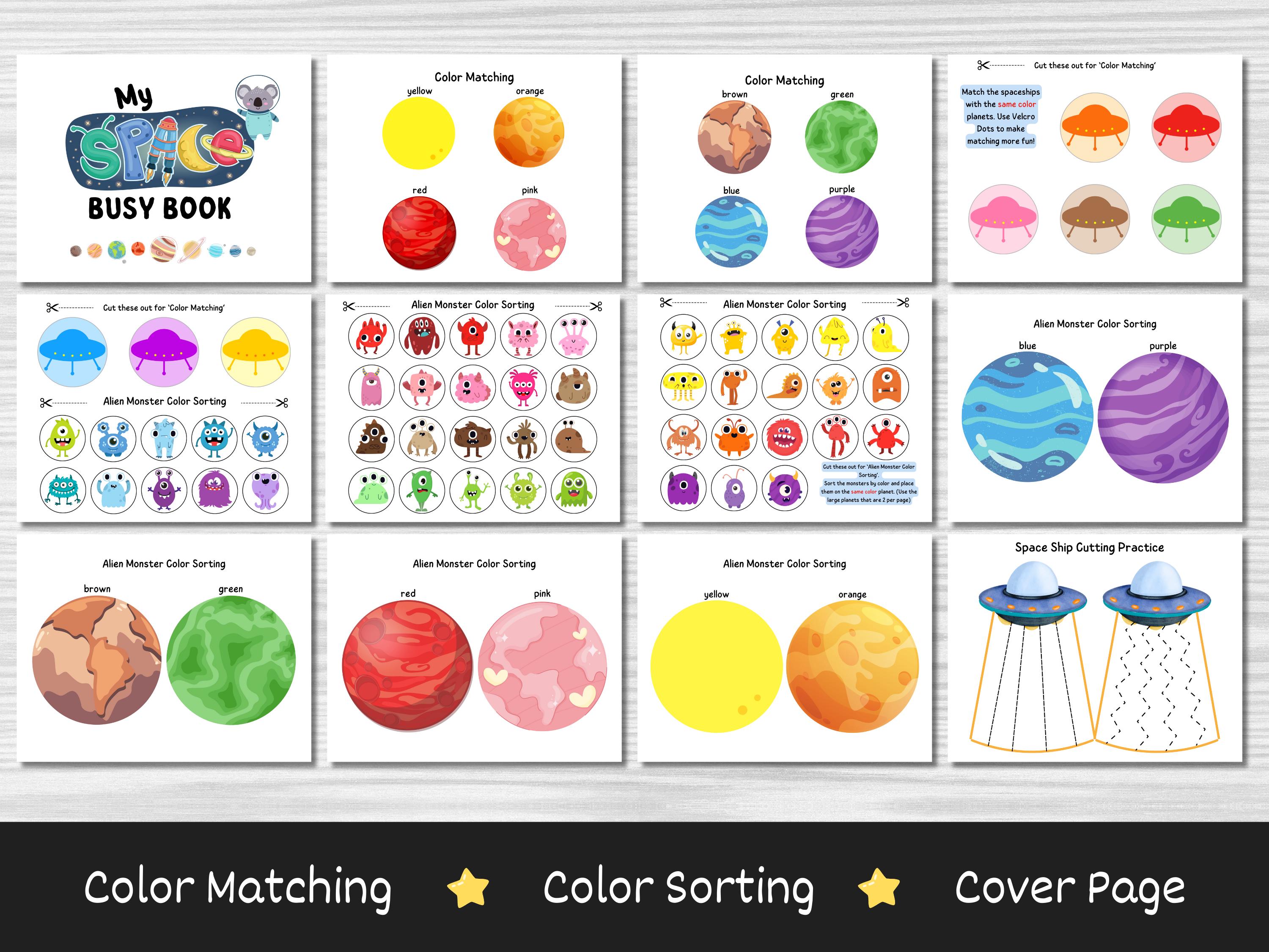 Outer Space Busy Book for Pre-k & Kindergarten: Ignite Curiosity With ...