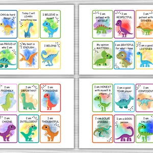 Motivating Printable Cards Dinosaur Theme Positivity Cards for Kids ...