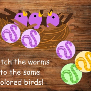 Color Matching Activity for Kids, Color Sorting Preschool Worksheet ...