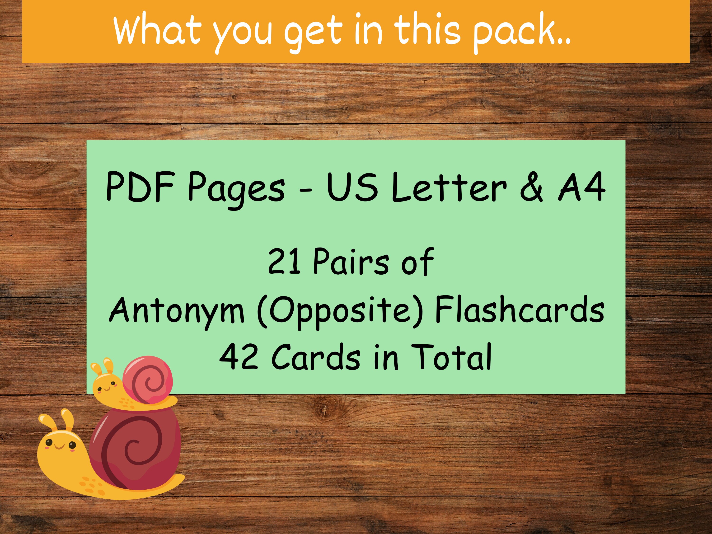 Playful Opposites Flashcards 42 Digital Cards for Kids: Homeschool ...