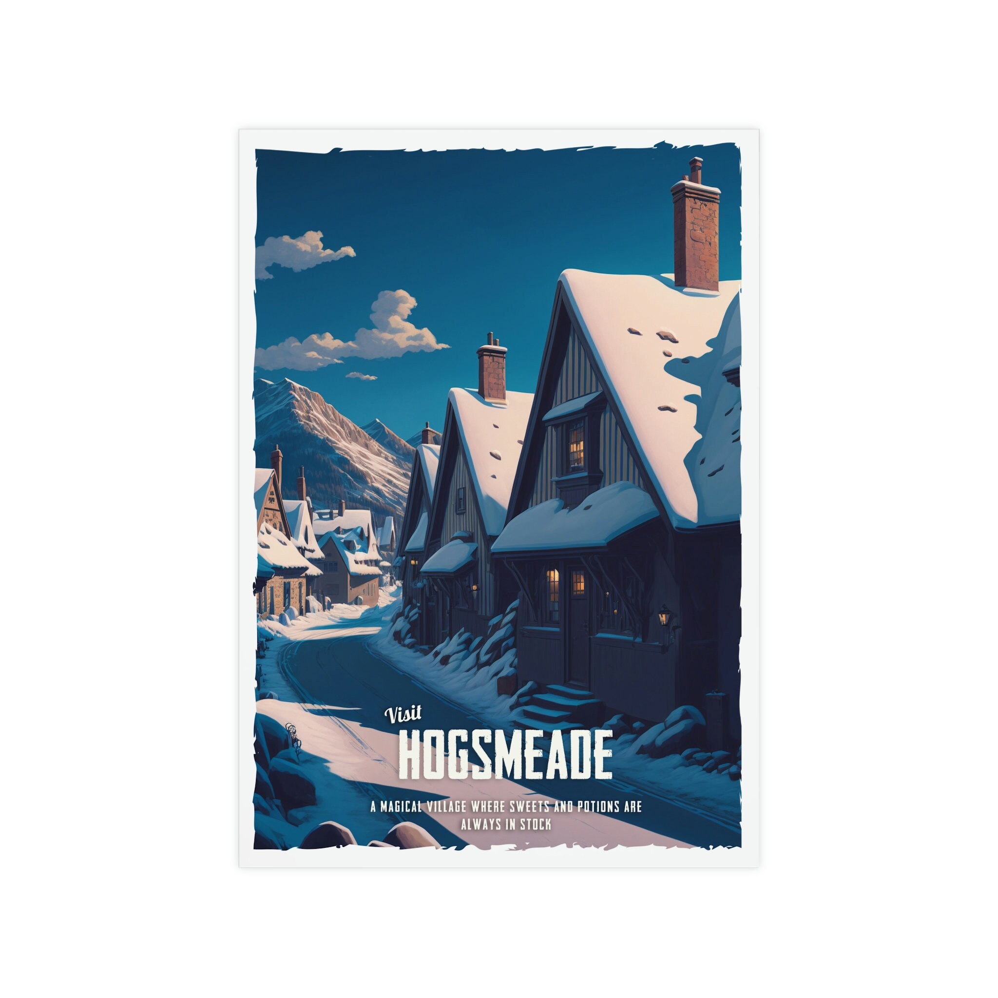 Travel Poster - Hogsmeade - Harry Potter